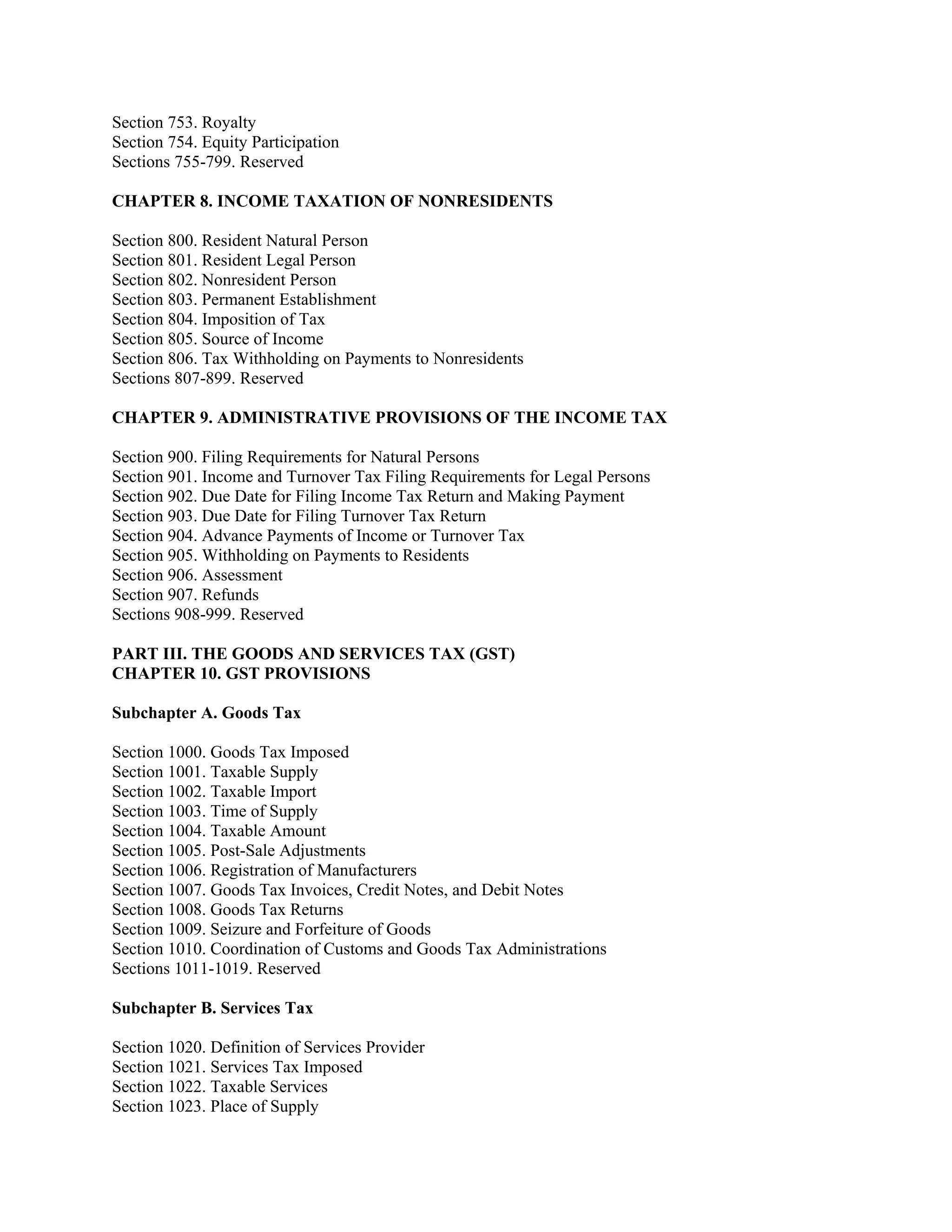 Revenue code of liberia 2011 | PDF