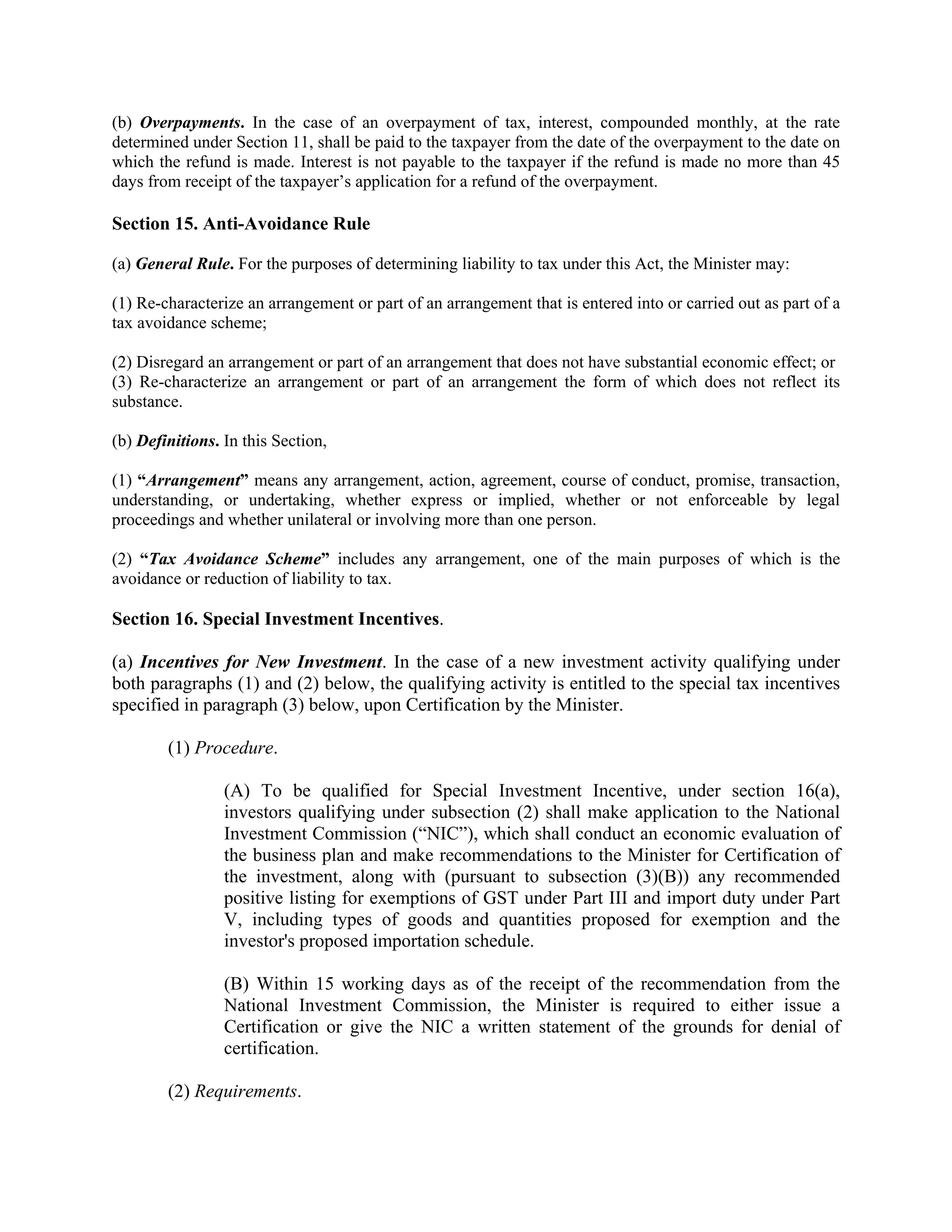 Revenue code of liberia 2011 | PDF