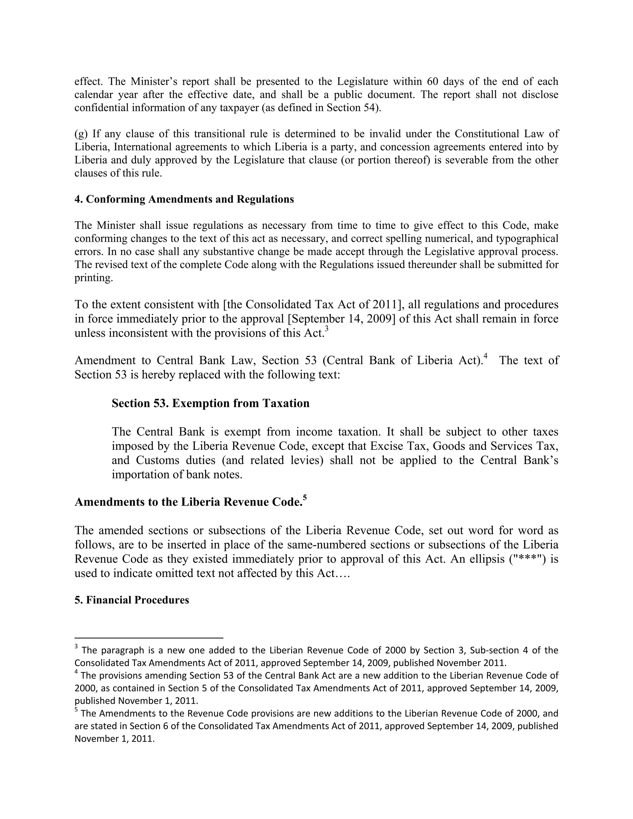 Revenue code of liberia 2011 | PDF