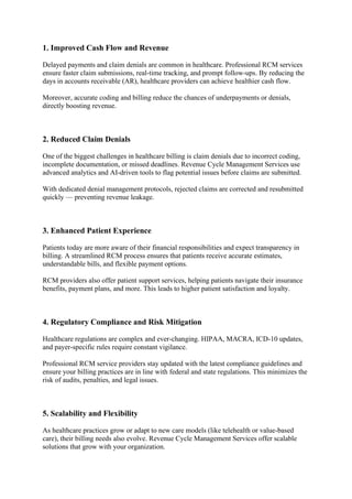 Revenue Cycle Management Services Can Transform Your Healthcare ...