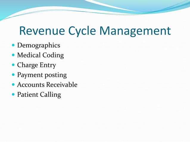 Revenue cycle management ppt ashish | PPTX