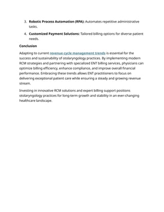 Otolaryngology medical billing services. | DOCX
