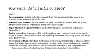 Revenue Deficit & Fiscal Deficit.pptx7gg7g7g6t6 | PPTX