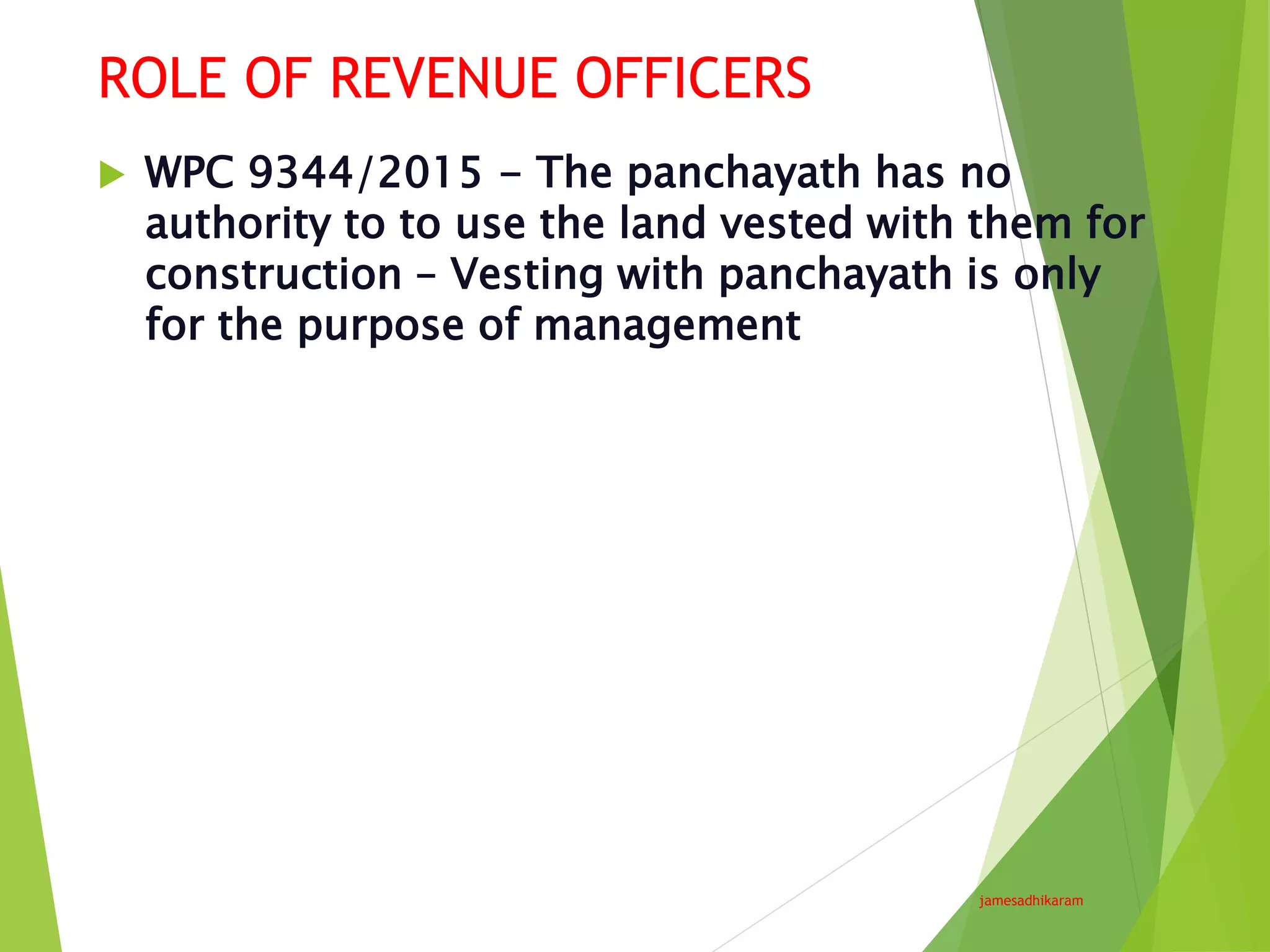 PROTECTION OF PUBLIC PROPERTY klc aCT PPT James Joseph Adhikarathil | PPTX