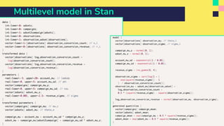 Bayesian Revenue Estimation with Stan | PDF