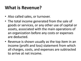 Revenue generation mechanisms | PPTX