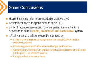 Raising Revenue for Health: Revenue Generation | PDF | Health Insurance ...