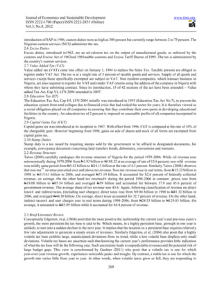 Revenue Implications of Nigeria’s Tax System in Nigeria | PDF ...