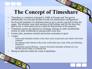 Revenue management in timeshare businesses | PPT