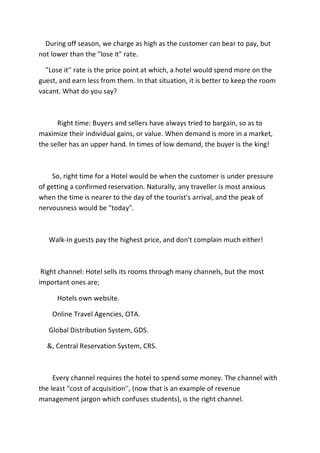 What is Revenue management?: a simple introduction | PDF