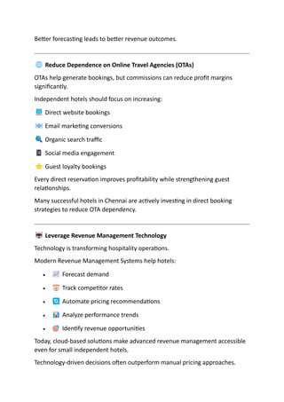 Revenue Management Strategies for Hotels to Boost Profitability and ...