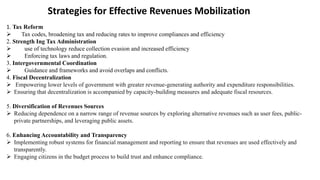REVENUE MOBILIZATION IN FEDERAL SYSTEM .pptx