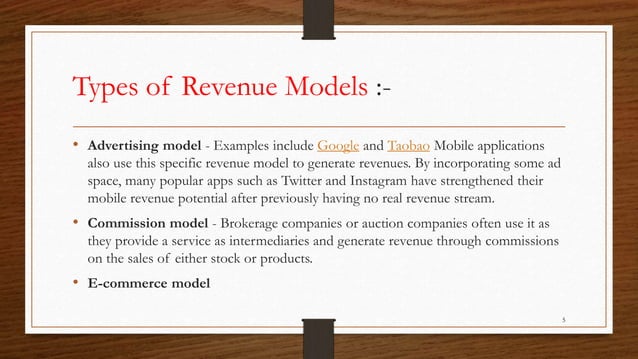 What is Revenue model? | PPTX | Business | Business and Finance
