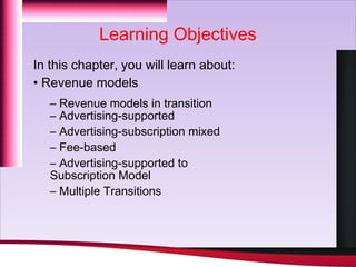 Revenue model in transition | PPT