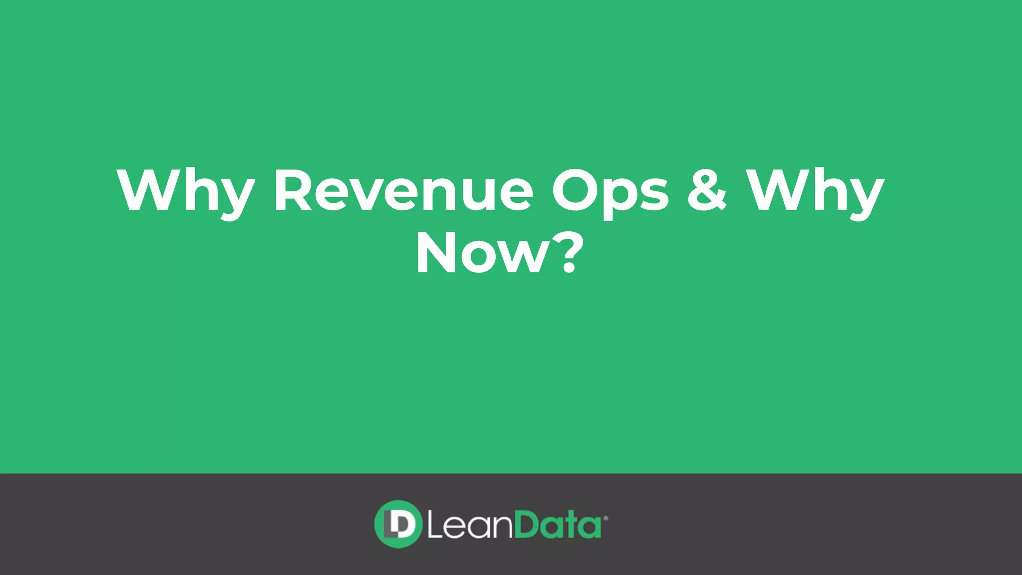 Revenue Ops: Our Proven Framework for Massive Pipeline | PDF