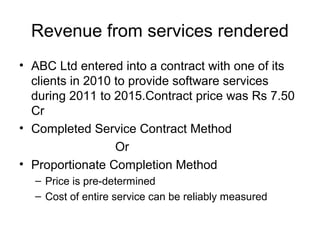Revenue recognition | PPT