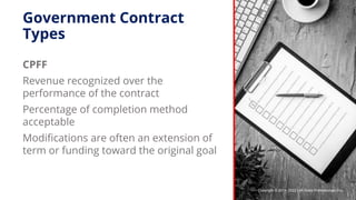 Revenue Recognition for Government Contracts | PPTX