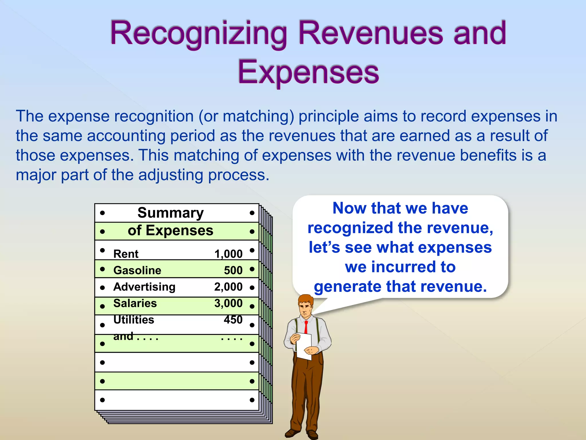 Revenue recognition and matching principle | PPTX