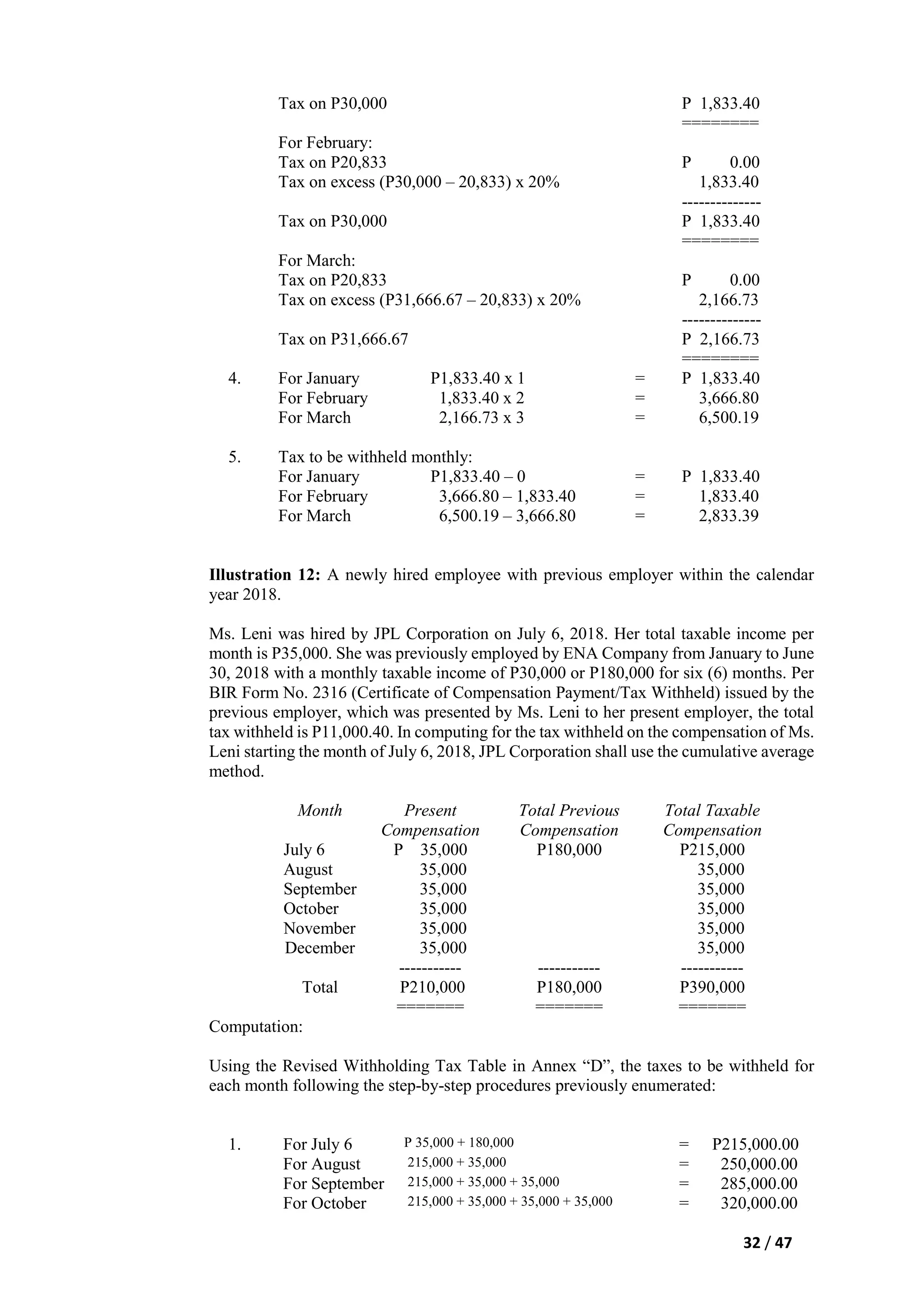 Revenue regulations no. 11 2018,(train law) relative to withholding of ...