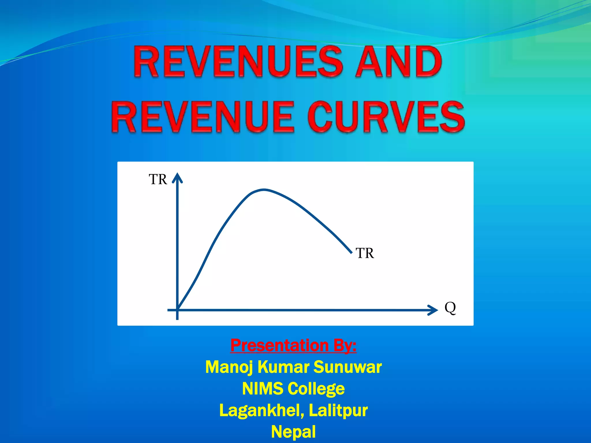 Revenues and revenue curves | PPTX