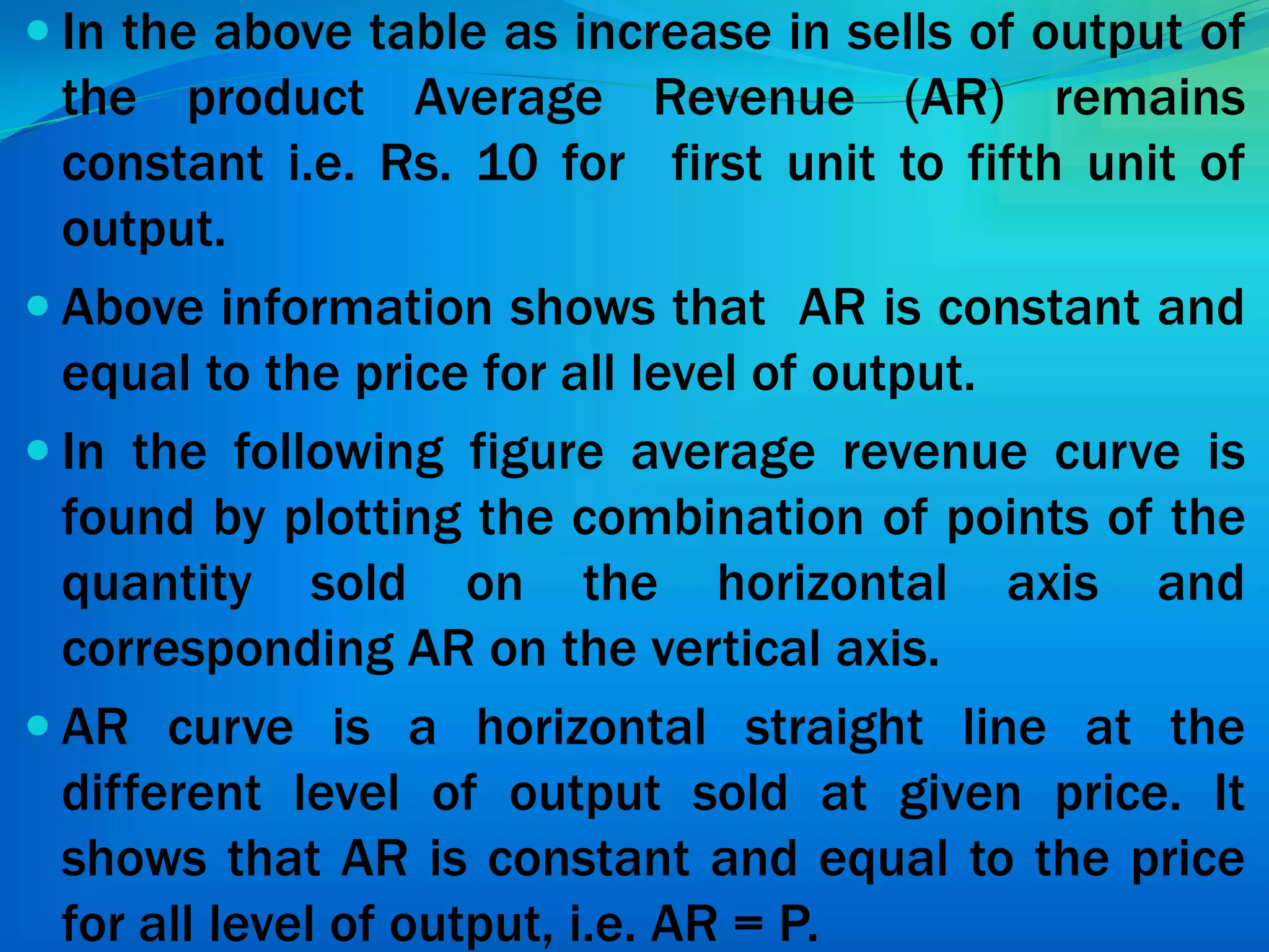 Revenues and revenue curves | PPTX