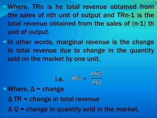 Revenues and revenue curves | PPTX