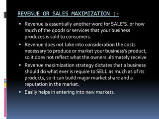Revenue (vs) profit maximizers (Apple vs samsung) | PPT