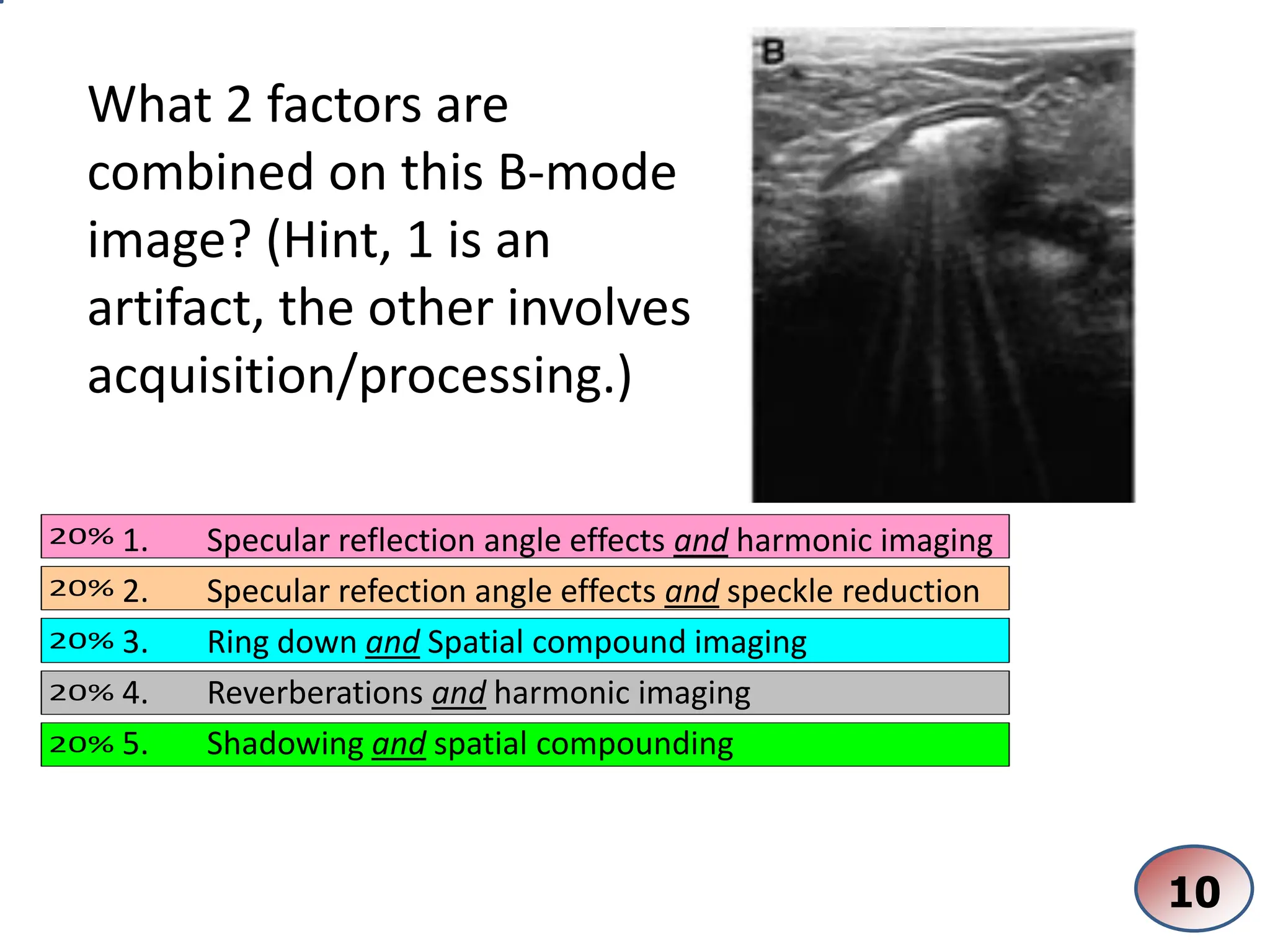 Reverberation Artifacts in ultrasound imaging | PDF