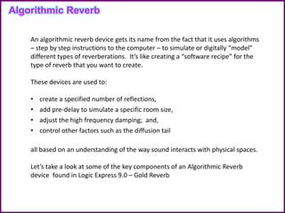 Reverb w5 imp_2 | PPT