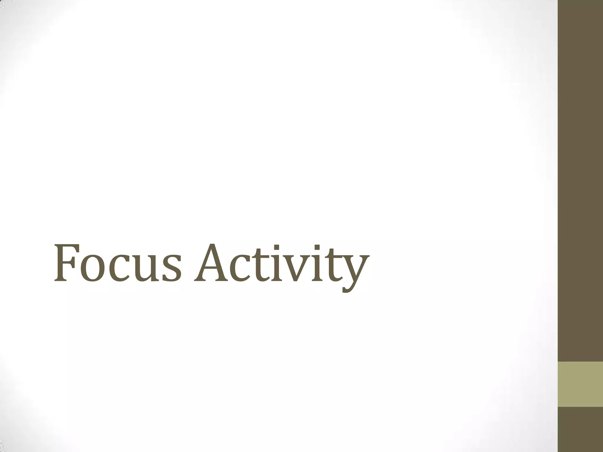 Reverence for life focus activity | PPT
