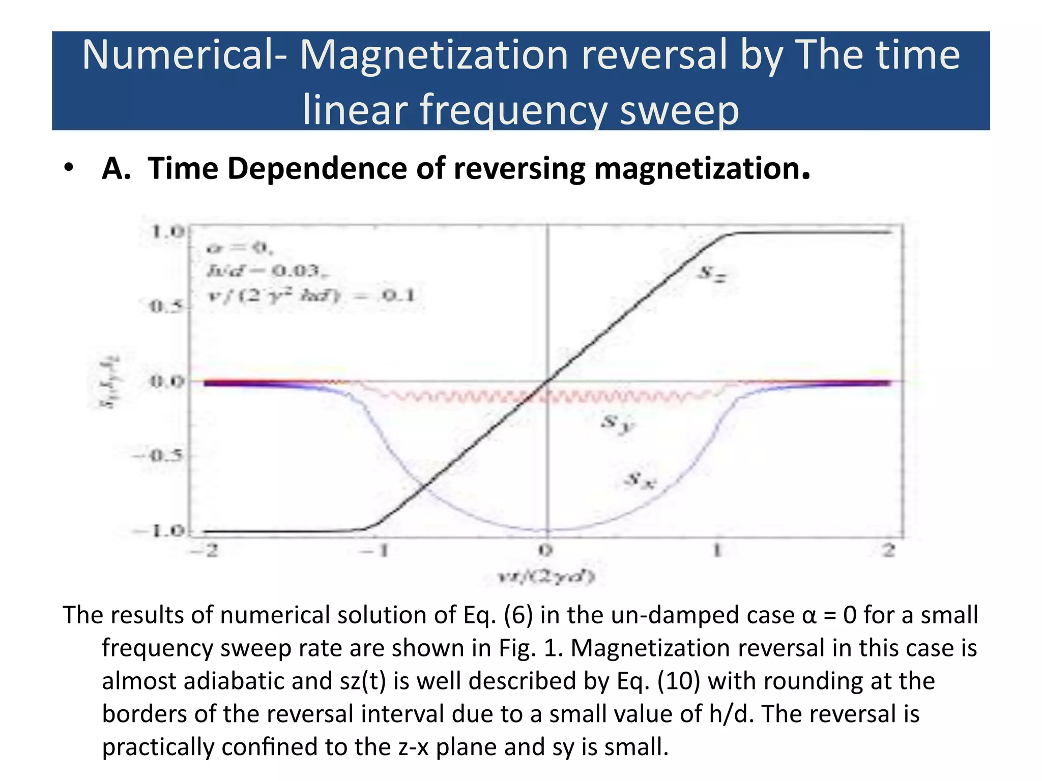 Reversal mechanism in single domain | PPTX