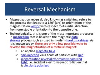 Reversal mechanism in single domain | PPTX