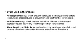 Reversal of antithrombotic agent | PPTX