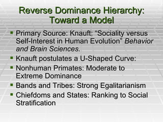 Reverse Dominance Hierarchies | PPT