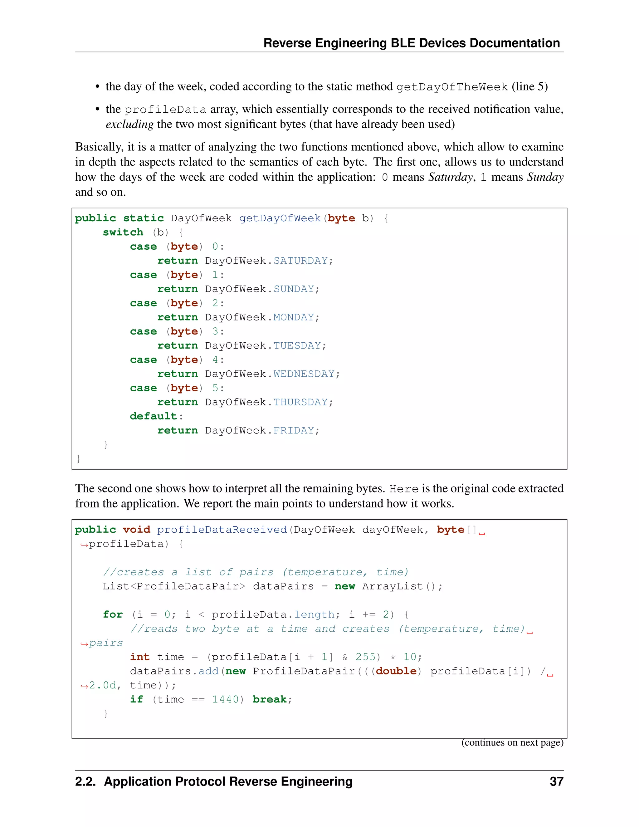 Reverse Engineering BLE Devices Documentation | PDF