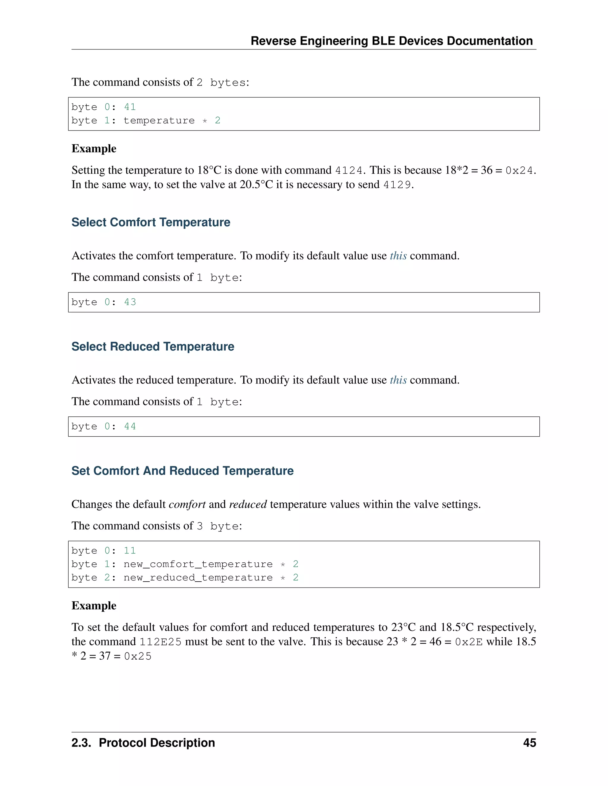 Reverse Engineering BLE Devices Documentation | PDF