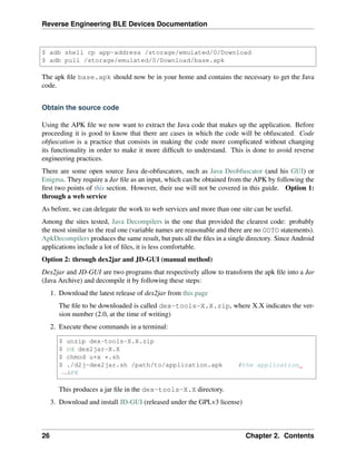 Reverse Engineering BLE Devices Documentation | PDF
