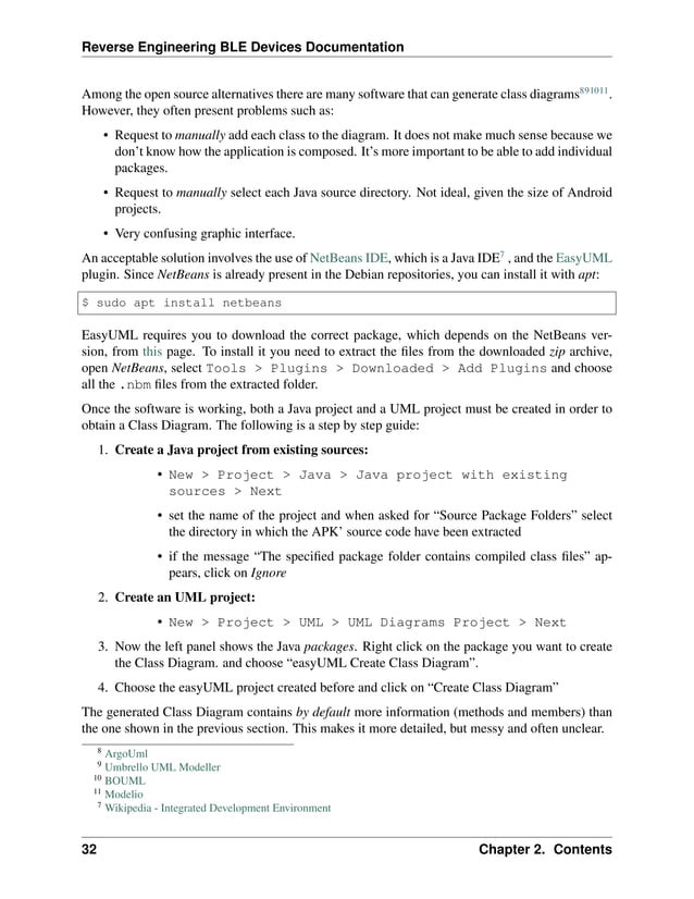 Reverse Engineering BLE Devices Documentation | PDF