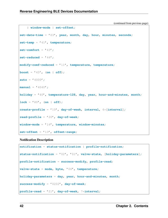 Reverse Engineering BLE Devices Documentation | PDF