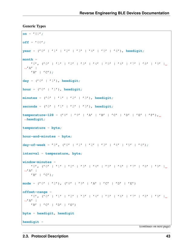 Reverse Engineering BLE Devices Documentation | PDF