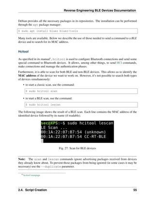 Reverse Engineering BLE Devices Documentation | PDF