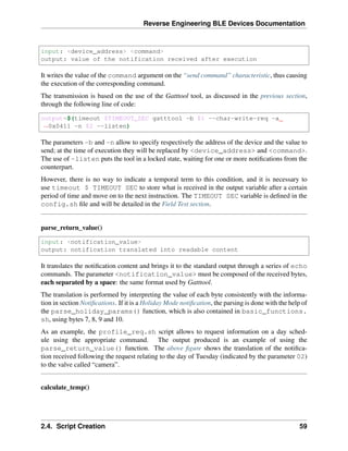 Reverse Engineering BLE Devices Documentation | PDF