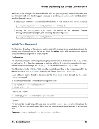 Reverse Engineering BLE Devices Documentation | PDF