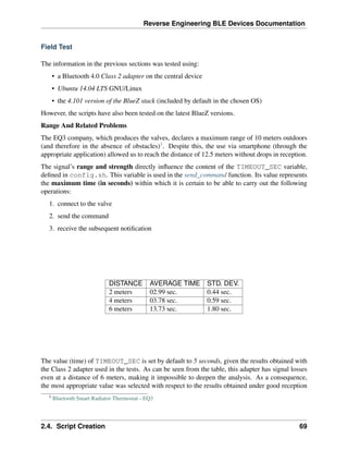 Reverse Engineering BLE Devices Documentation | PDF