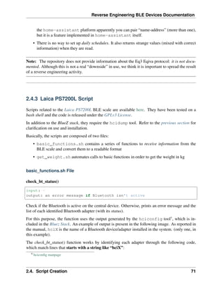 Reverse Engineering BLE Devices Documentation | PDF