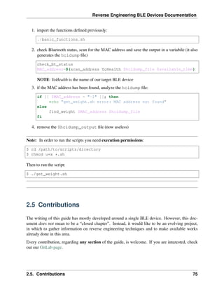 Reverse Engineering BLE Devices Documentation | PDF