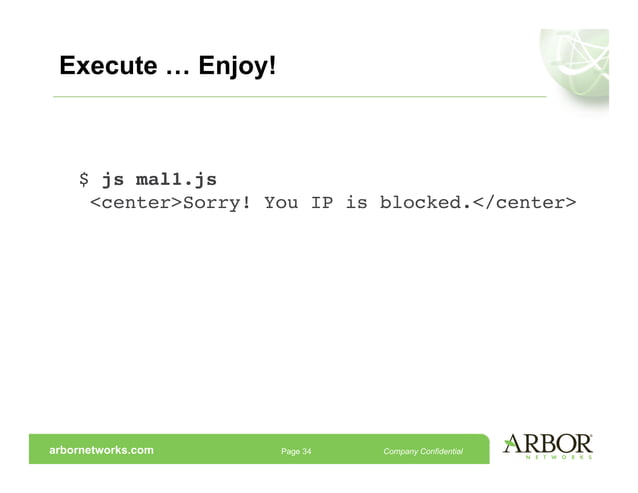 Reverse Engineering Malicious Javascript | PPT