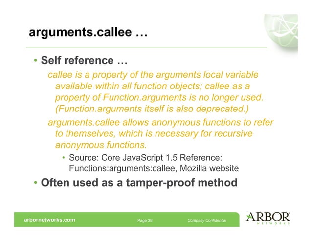 Reverse Engineering Malicious Javascript | PPT