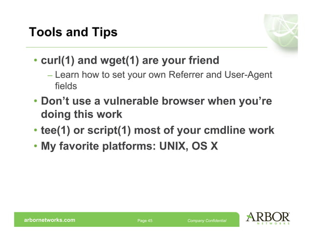 Reverse Engineering Malicious Javascript | PPT