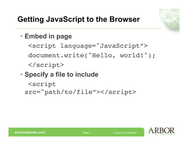 Reverse Engineering Malicious Javascript | PPT